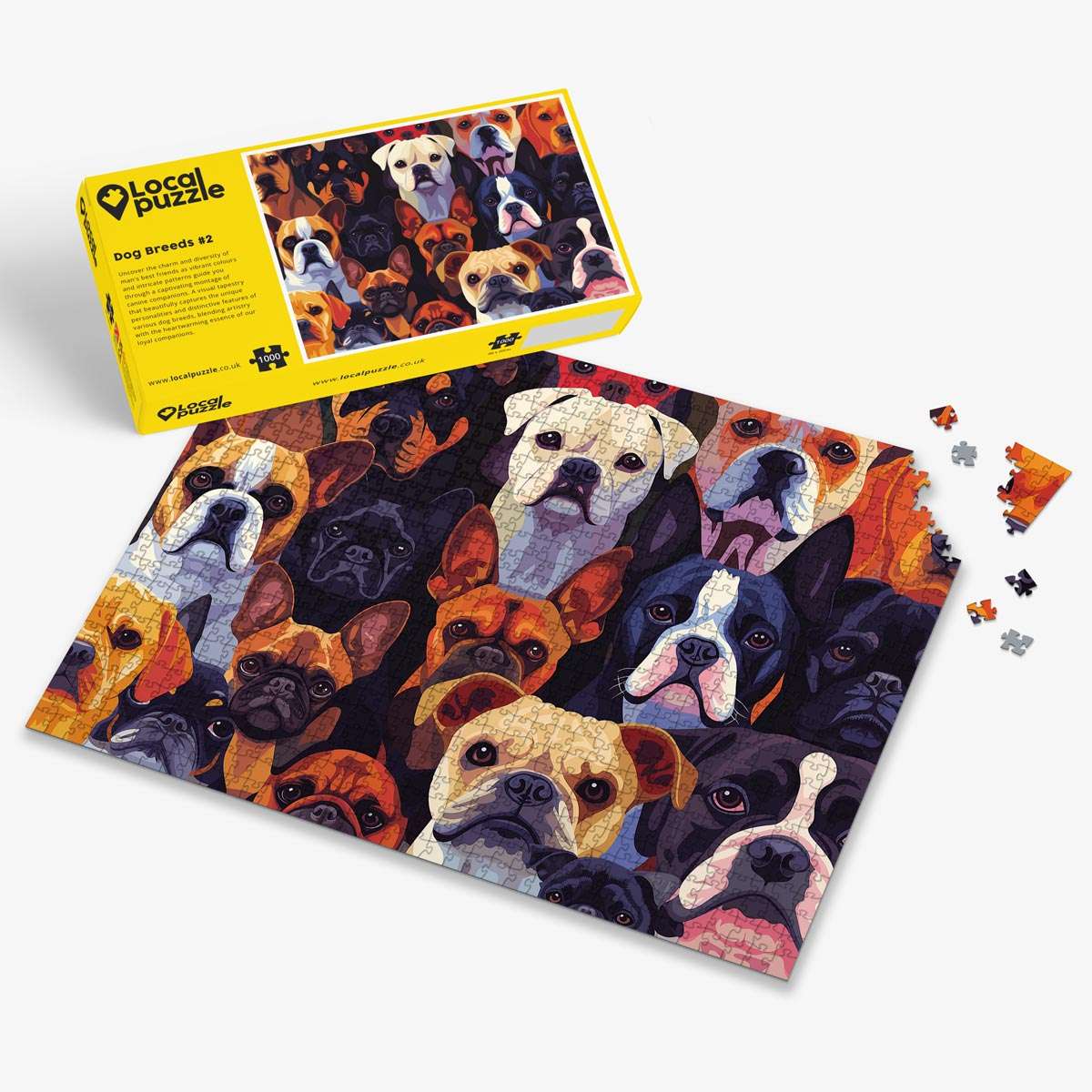 Whimsical Dog Breeds Jigsaw Puzzle | Local Puzzle – Local Puzzle